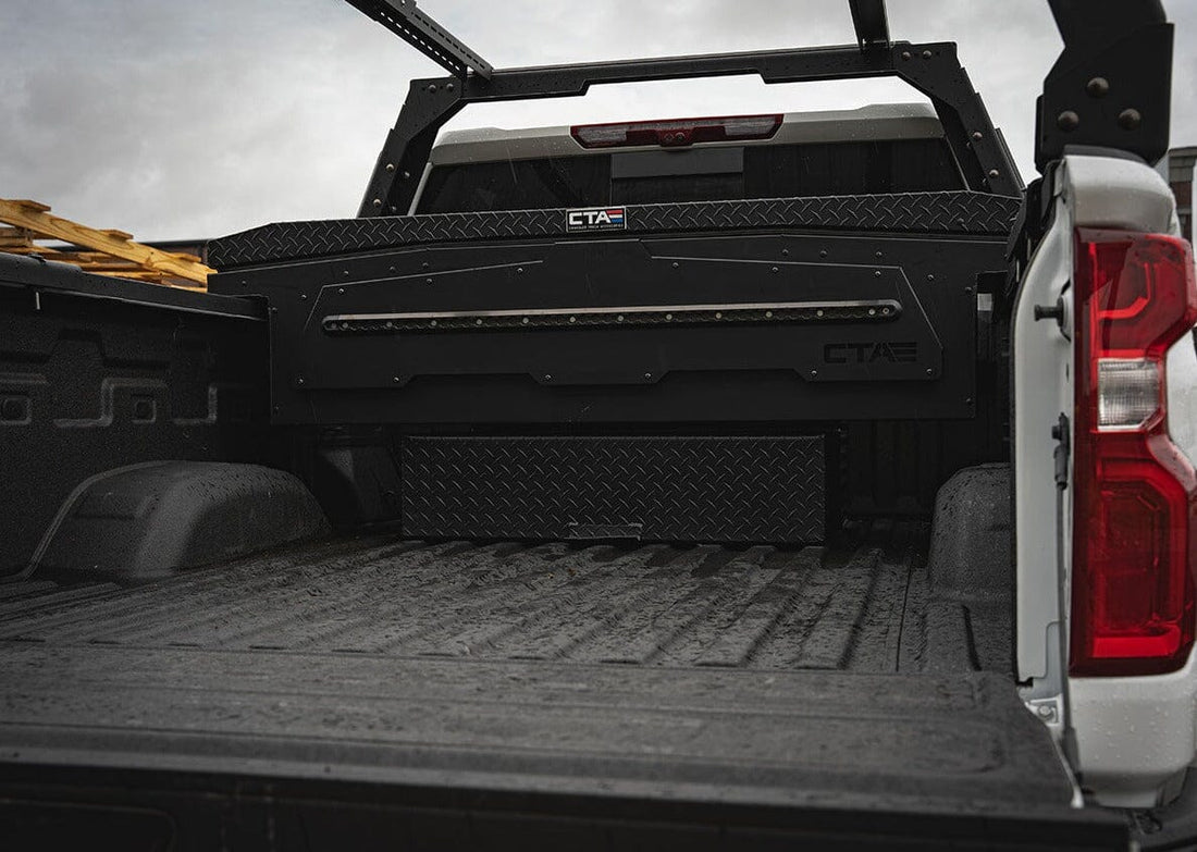 L-Shaped Transfer Tank - 47 Gallon | Fuel Transfer Tank | CTA – Chandler Truck Accessories